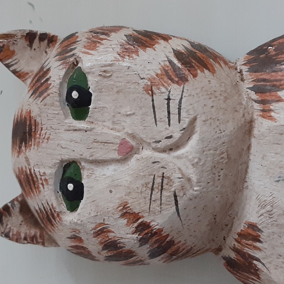 James Haddon | Art | Whimsical Folk Art Cat 5 Hand Carved Wood Artist ...
